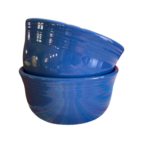 Fiesta | Dining | Fiesta Ware Homer Laughlin Lapis Blue Gusto Bowls Set ...